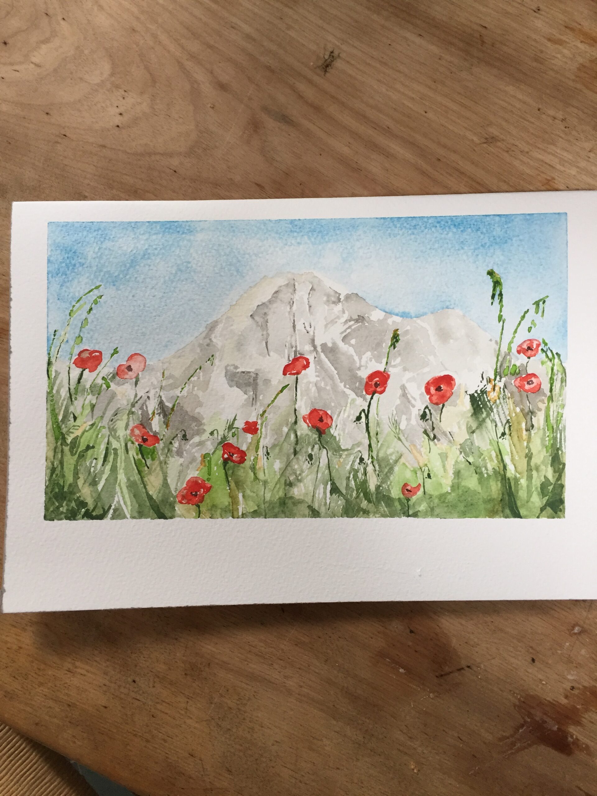 Personalised memorial card - Alison Clarke